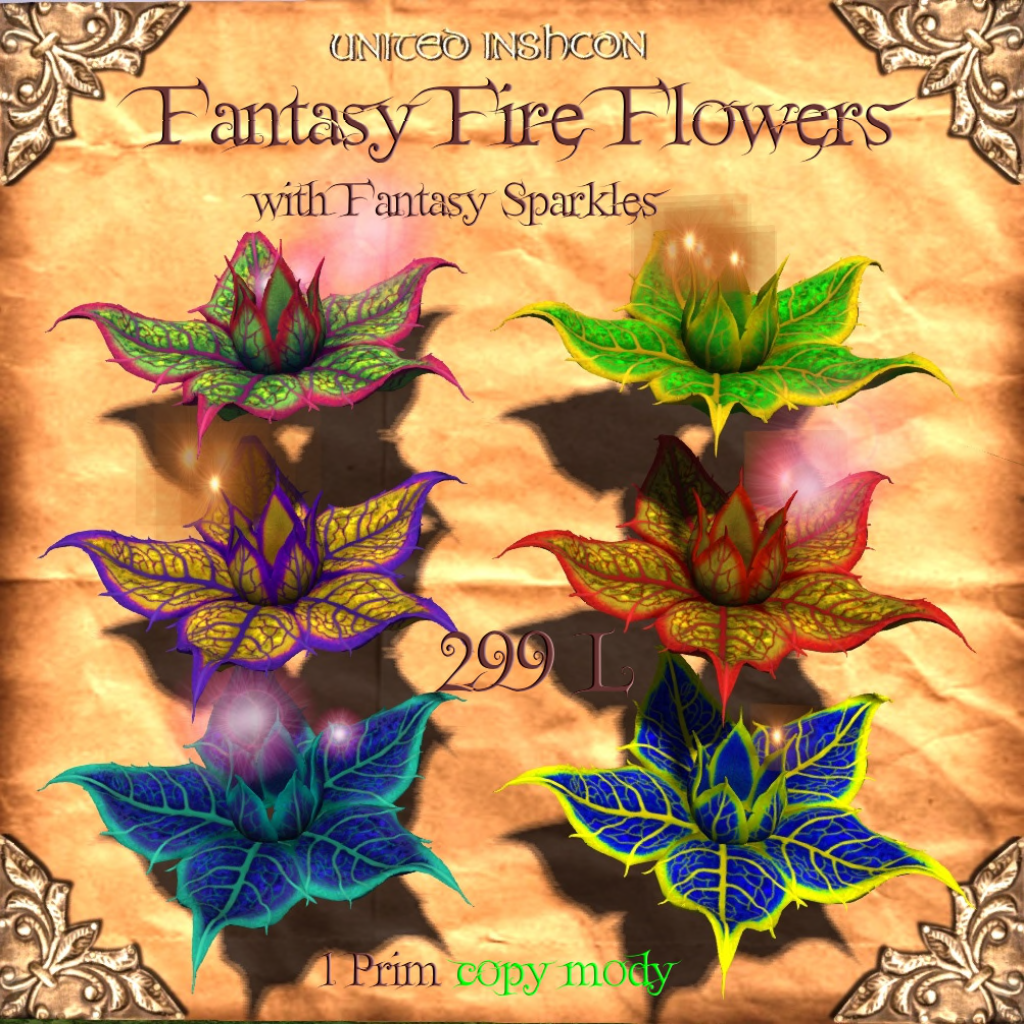 UI Fantasy Fire Flowers